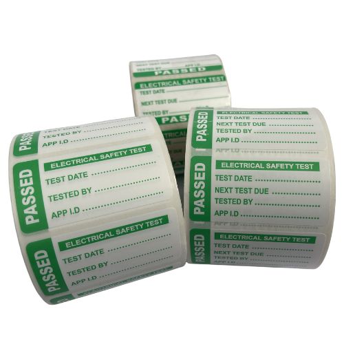 PAT Testing Labels - Personalised PAT Test Labels – 638 Labels